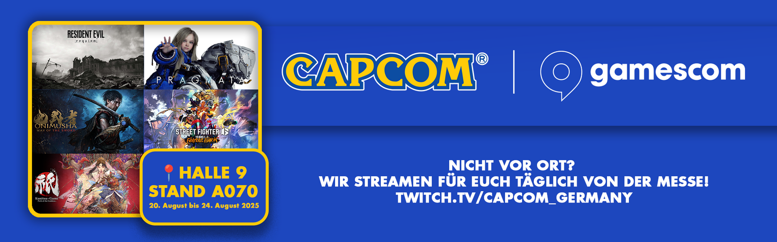 Das komplette Capcom Gamescom Line-up! - capcom-germany.de